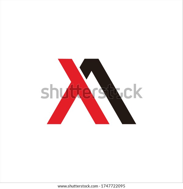 Abstract Letter Tf Triangle Geometric Line Stock Vector (Royalty Free ...