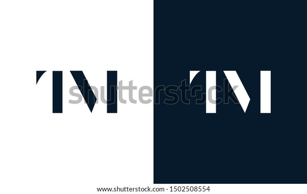 Abstract Letter Tm Logo This Logo Stock Vector (Royalty Free) 1502508554