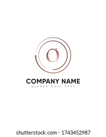 Abstract Letter Type O Logo Template Stock Vector (Royalty Free ...
