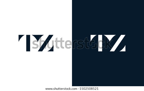 Abstract Letter Tz Logo This Logo Stock Vector (Royalty Free) 1502508521