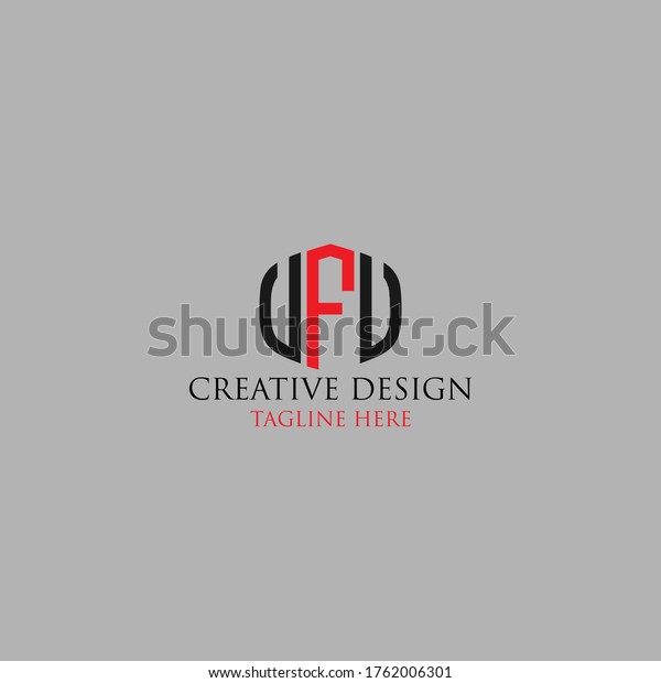 Abstract Letter Vfv Logo Design Template Stock Vector (Royalty Free ...