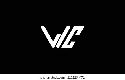 Abstract Letter Wc Logo This Logo Stock Vector (Royalty Free ...