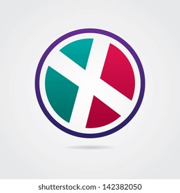 Abstract Letter X Icon Stock Vector (Royalty Free) 142382050 | Shutterstock