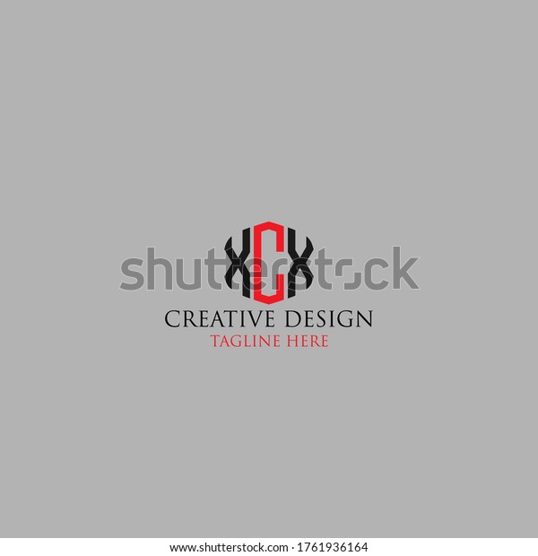 Abstract Letter Xcx Logo Design Template Stock Vector (Royalty Free ...
