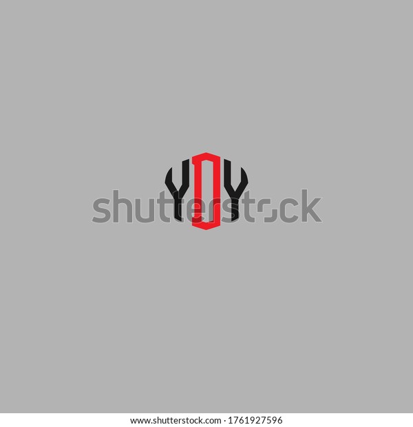Abstract Letter Ydy Logo Design Template Stock Vector (Royalty Free ...