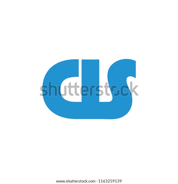 Abstract Letters Cls Simple Logo Vector Stock Vector (Royalty Free ...