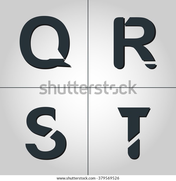 Abstract Letters Qrst Logo Design Templatetechnologyelectronicsdigital ...