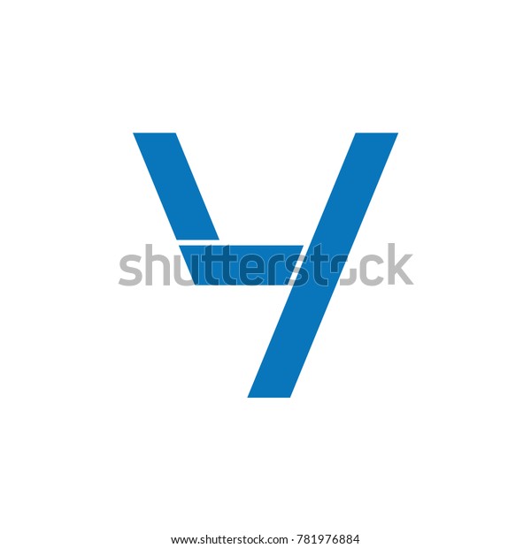 Abstract Letters V4 Logo Vector Stock Vector (Royalty Free) 781976884 ...