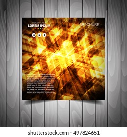 Abstract Light Business Flyer Template Stock Vector (Royalty Free ...