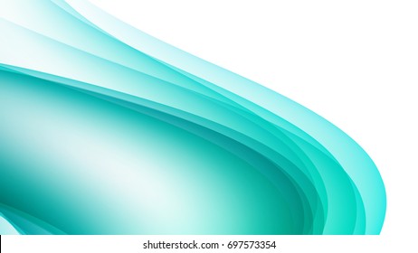 Abstract Light Green Curve Background Stock Vector (Royalty Free ...