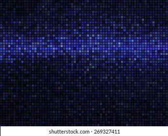 Abstract Lights Blue Disco Texture Mosaic Stock Vector (Royalty Free ...