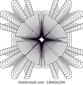 Abstract Line Art Stock Vector (Royalty Free) 1304261296 | Shutterstock