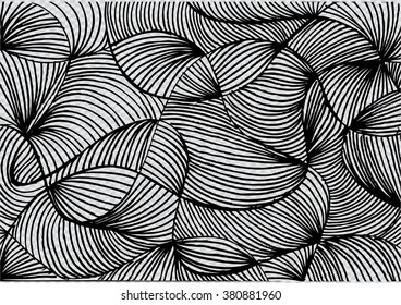Abstract Line Art Background Optical Illusion Stock Vector (Royalty ...