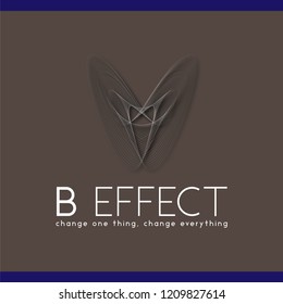Abstract Line Butterfly Effect Logo Icon Stock Vector (Royalty Free ...