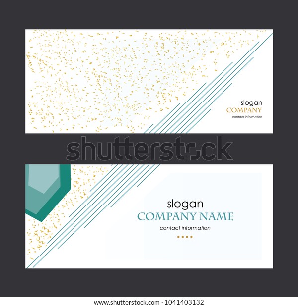 Abstract Line Element Background Business Card Stock Vector (Royalty ...