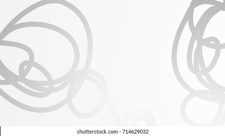 Abstract Line Handwriting White Gray Vector Stock Vector (Royalty Free ...