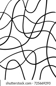 Abstract Line Vector Illustration Stock Vector (Royalty Free) 725669293 ...