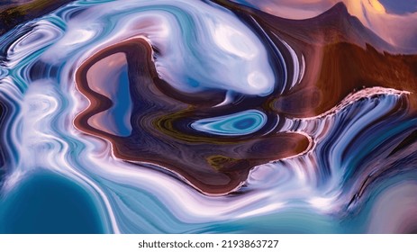 Abstract Liquid Background Classic Blue Color Stock Vector (Royalty ...