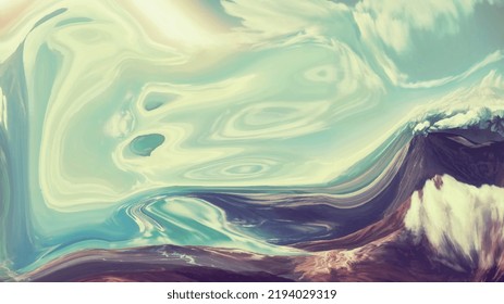 Abstract Liquid Background Classic Blue Color Stock Vector (Royalty ...