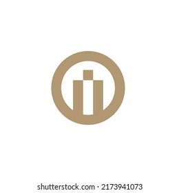 Abstract Logo Design Brown Color Stock Vector (Royalty Free) 2173941073 ...