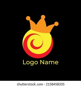 Abstract Logo Design Candy Candy King Stock Vector (Royalty Free ...