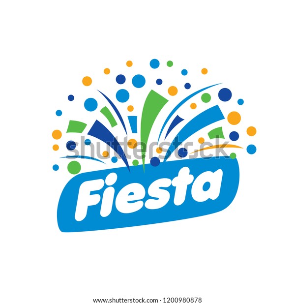 Abstract Logo Fiesta Vector Illustration Stock Vector (Royalty Free ...