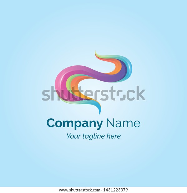 Abstract Logo Gradient Colours That Make Stock Vector (Royalty Free ...