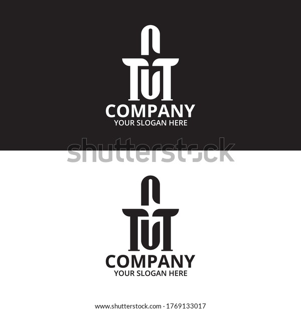 Abstract Logo Letter T Simple Minimalis Stock Vector (Royalty Free ...