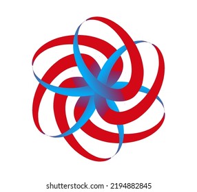 Abstract Logo Multi Color Gradation Symbol Stock Vector (Royalty Free ...