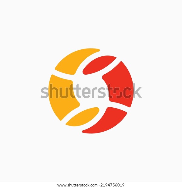 Abstract Logo Two Letter Symbols Stock Vector (Royalty Free) 2194756019 ...
