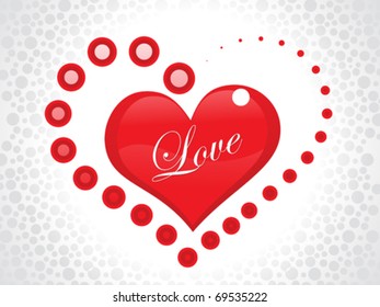Abstract Love Wallpaper Vector Illustration Stock Vector (Royalty Free ...