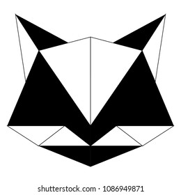 Abstract Low Poly Cat Icon Stock Vector (Royalty Free) 1086951782 ...