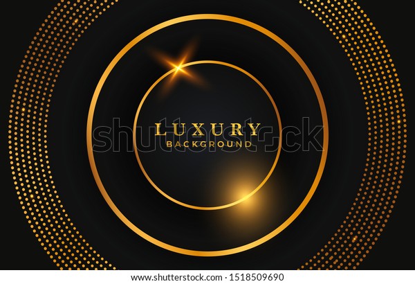 Abstract Luxury Background Gold Elements Graphic Stock Vector (Royalty ...