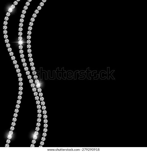 Abstract Luxury Black Diamond Background Vector Stock Vector (Royalty ...