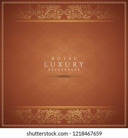 Abstract Luxury Royal Background Design Stock Vector (Royalty Free ...