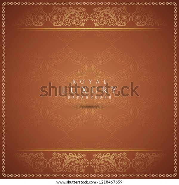 Abstract Luxury Royal Background Design Stock Vector (Royalty Free ...