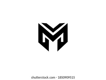 Abstract M Alphabet Logo Vector Stock Vector (Royalty Free) 1850909515 ...