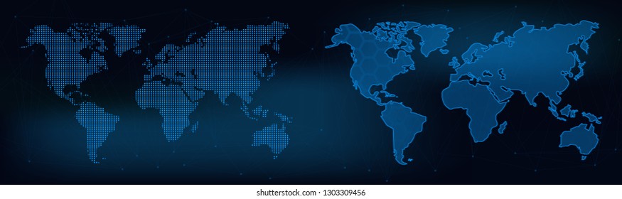 56,761 World map banner blue Images, Stock Photos & Vectors | Shutterstock
