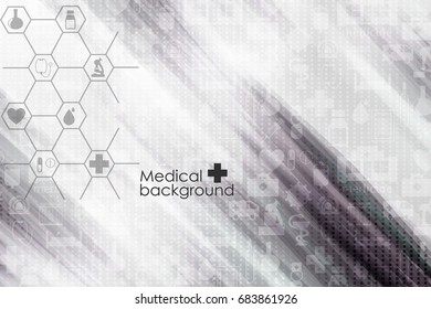 Abstract Medical Background Stock Vector (Royalty Free) 683861926 ...