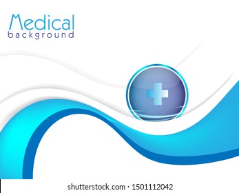 Abstract Medical Background Concept Template Design Stock Vector ...
