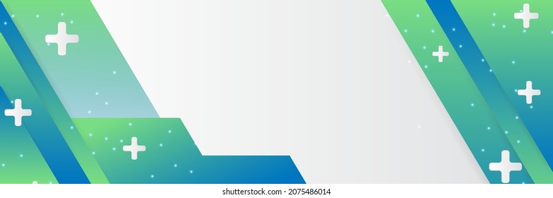 Abstract Medical Banner Background Template Design Stock Vector ...