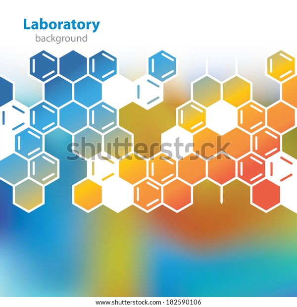 Abstract Medical Laboratory Background Science Research Stock Vector ...