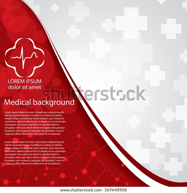 Abstract Medical Red Light Colors Background Stock Vector (Royalty Free ...