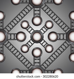 Abstract Metal Background Technical Background Stock Vector (Royalty ...