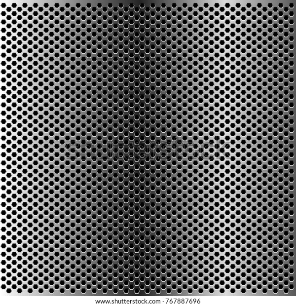 Abstract Metal Hexagon Mesh Pattern Vector Stock Vector (Royalty Free ...