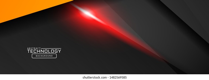 Abstract Metallic Red Orange Frame Layout Stock Vector (Royalty Free ...