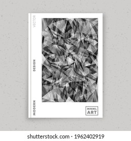 Abstract Minimal Design Flyer Poster Brochure Stock Vector (Royalty ...