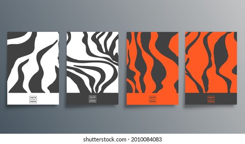 Abstract Minimal Design Flyer Poster Brochure Stock Vector (Royalty ...