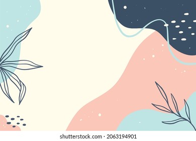 Abstract Minimal Handdrawn Background Vector Stock Vector (Royalty Free ...
