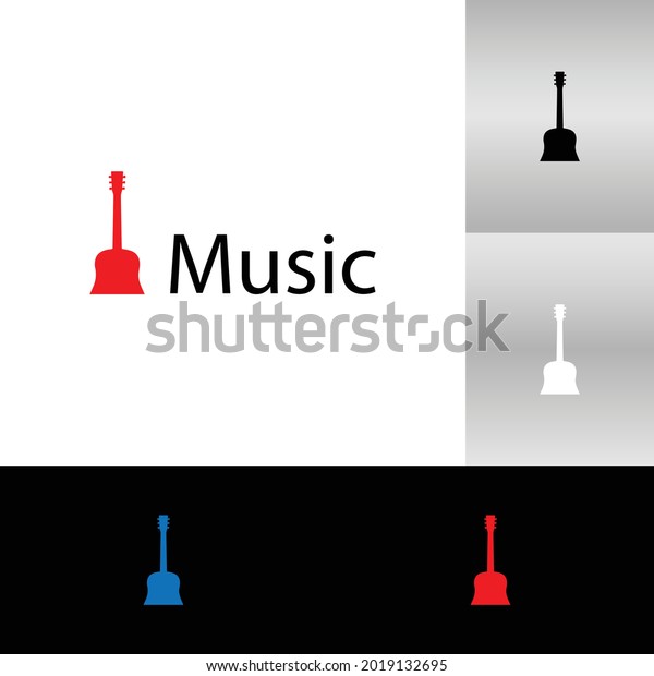 Abstract Minimal Music Logo Design Template Stock Vector (Royalty Free ...